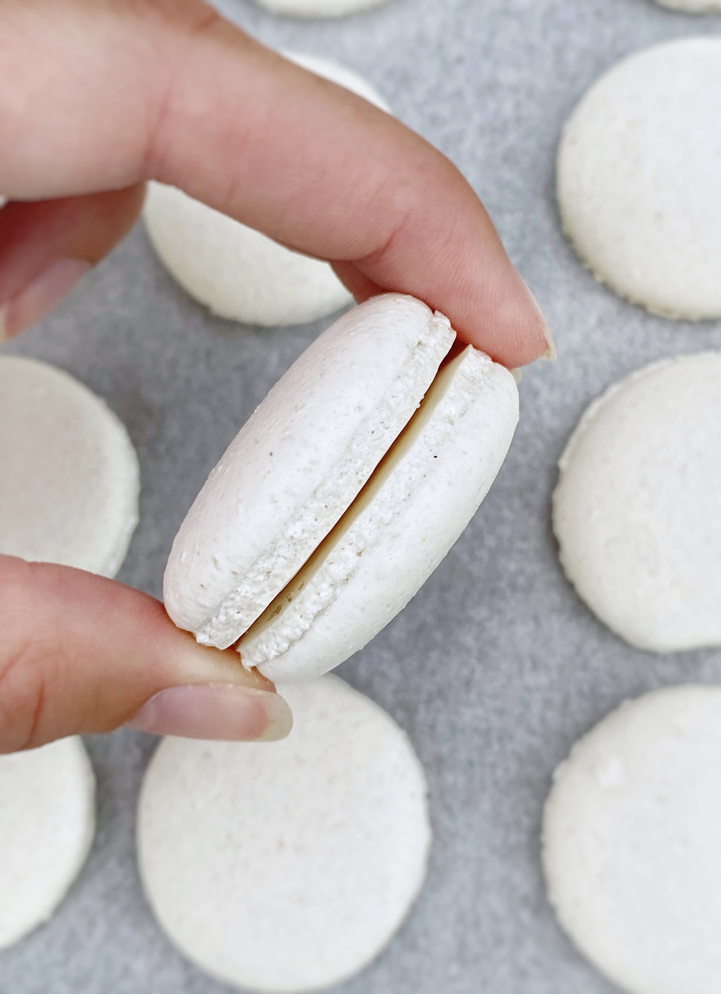 Grundrecept på macarons – Baka med Josefine