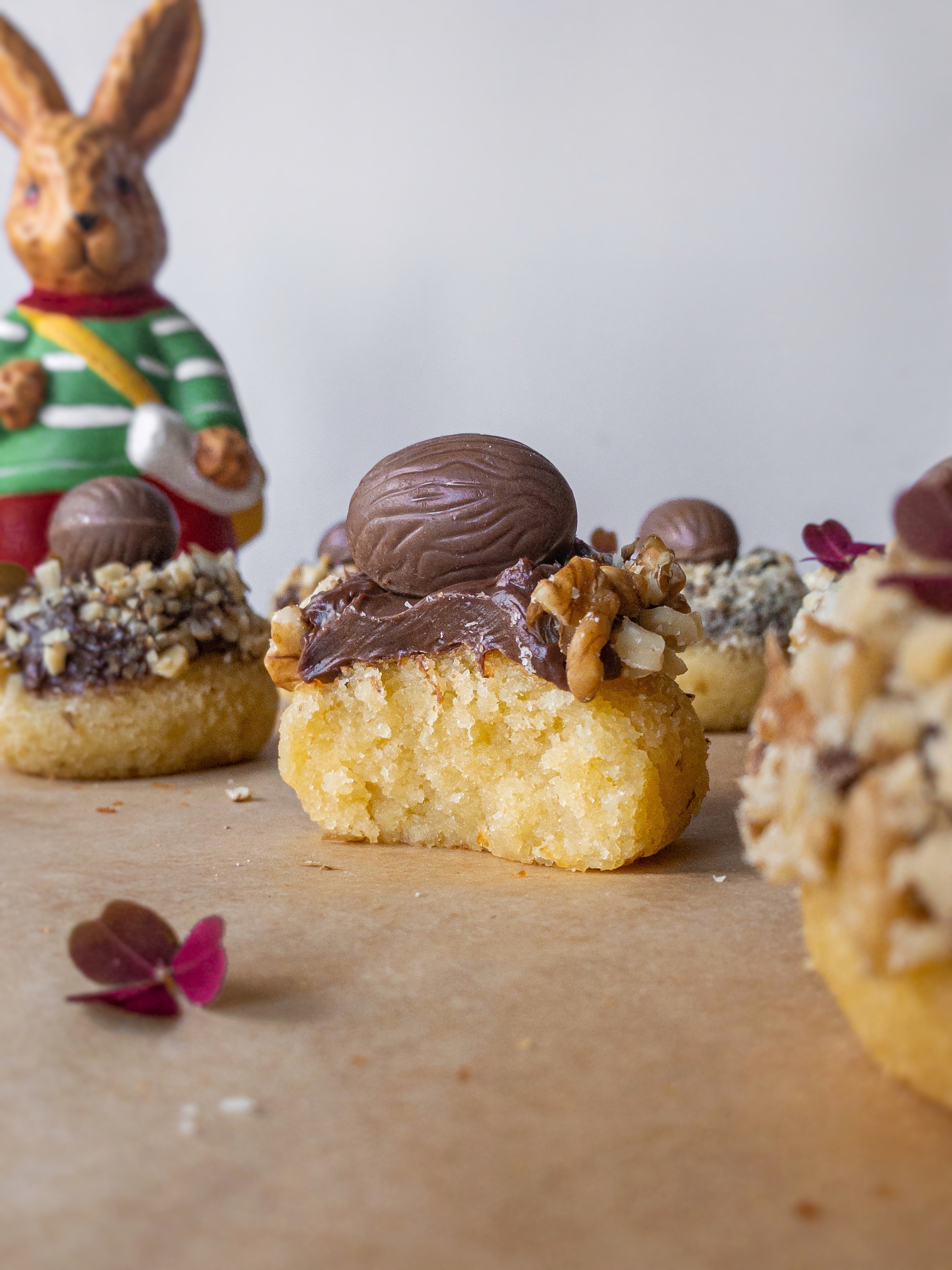 Mazarinmuffins med mjölkchokladganache – Baka med Josefine